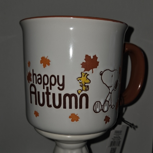 Peanuts | Dining | Peanuts White And Brown Seasonal Mug | Poshmark